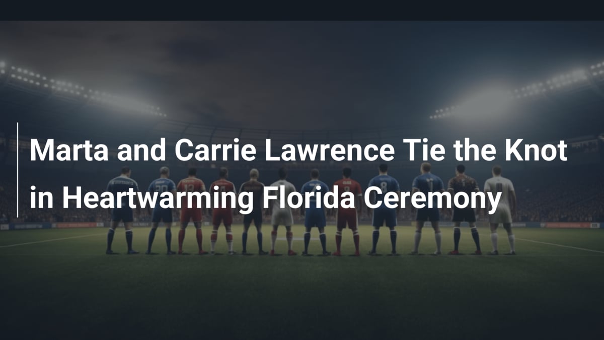 Marta et Carrie Lawrence se marient en Floride dans une cérémonie ...