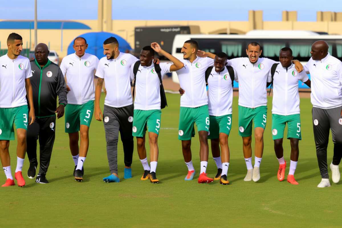 L'Equipe Nationale D'Algerie Se Prepare Pour Un Match Crucial Contre Le Botswana - footboom1.com