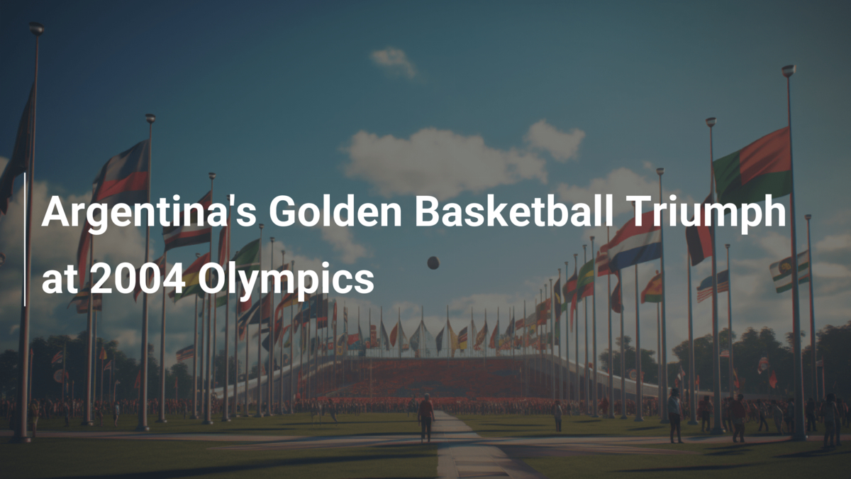 Argentina's Golden Basketball Triumph at 2004 Olympics - footboom1.com