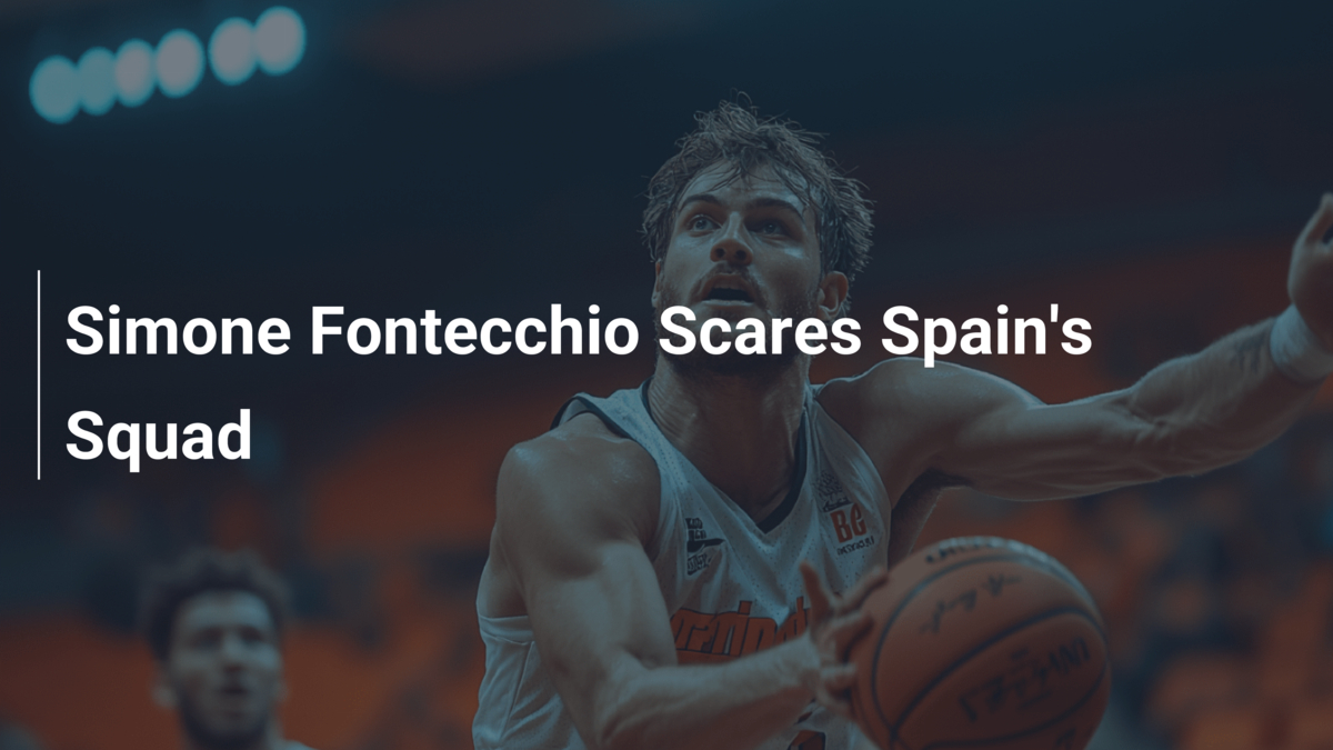 Simone Fontecchio schockt Spaniens Team mit einer Gala-Vorstellung ...