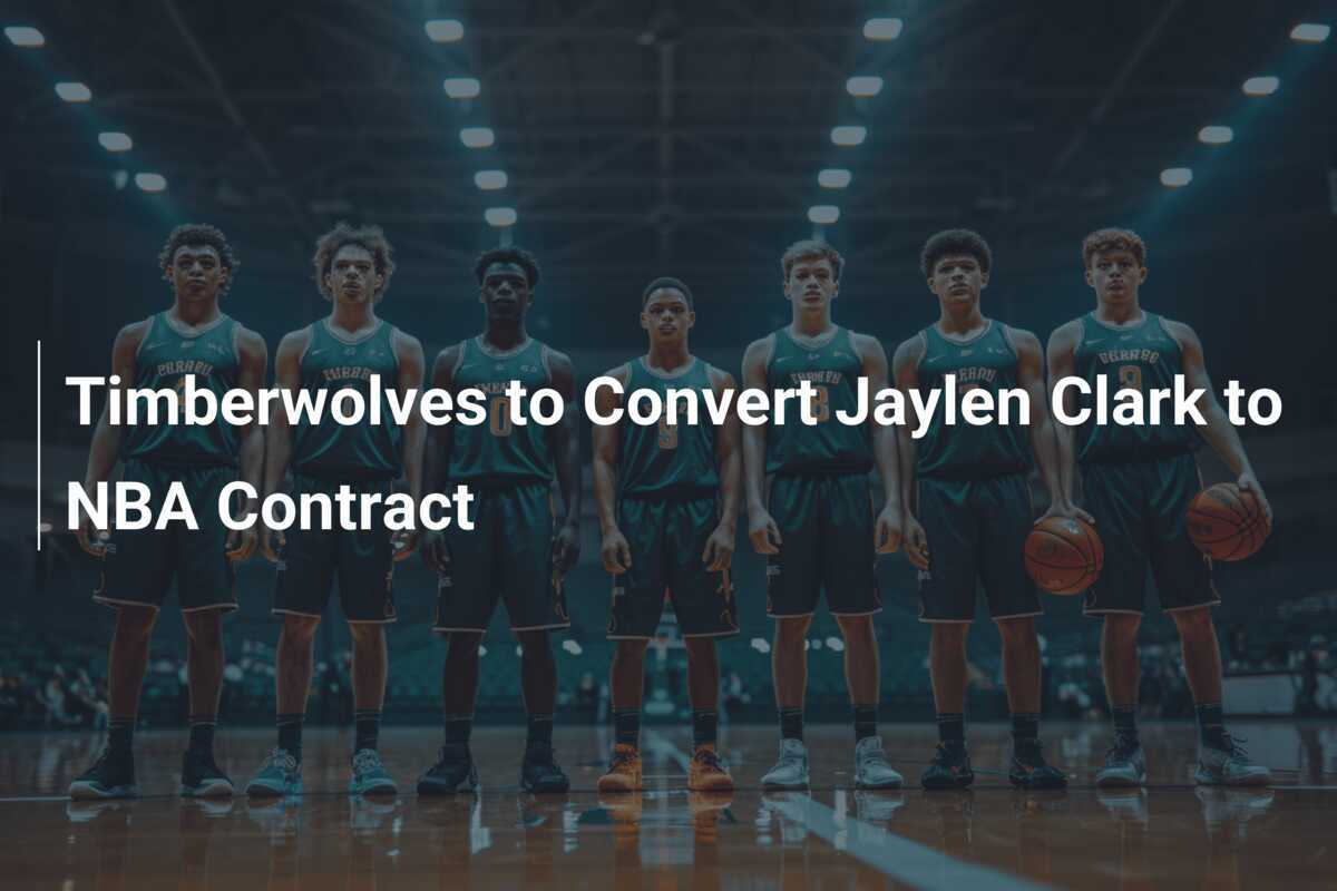 Timberwolves convertem Jaylen Clark para contrato da NBA - footboom1.com
