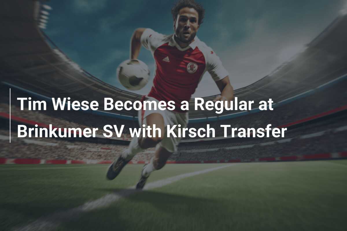 Tim Wiese Becomes a Regular at Brinkumer SV with Kirsch Transfer ...