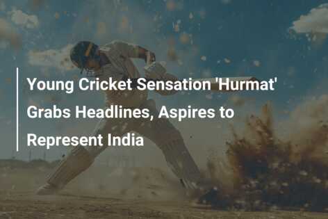 Young Cricket Sensation 'Hurmat' Grabs Headlines, Aspires to Represent ...