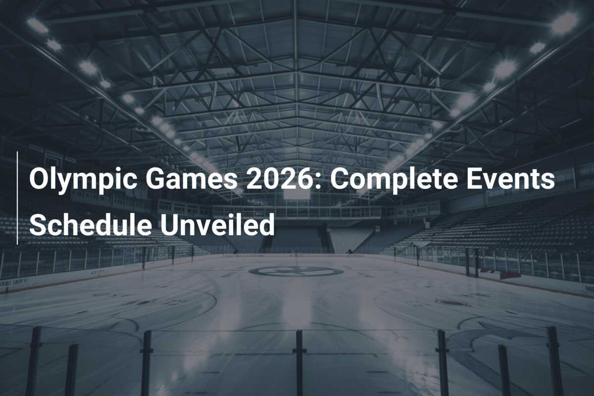 Olympische Spiele 2026: Vollständiger Zeitplan der Veranstaltungen ...