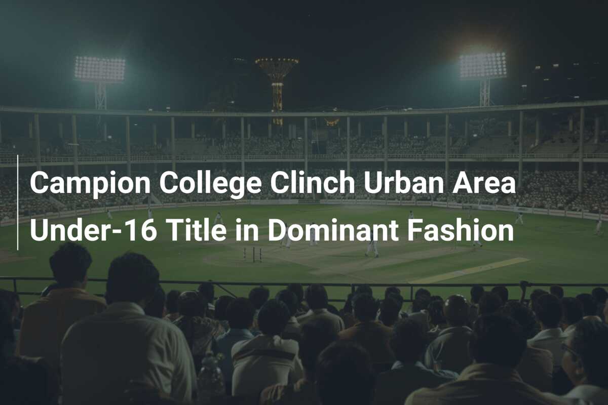 Campion College verovert Urban Area Onder-16 titel op dominante wijze ...