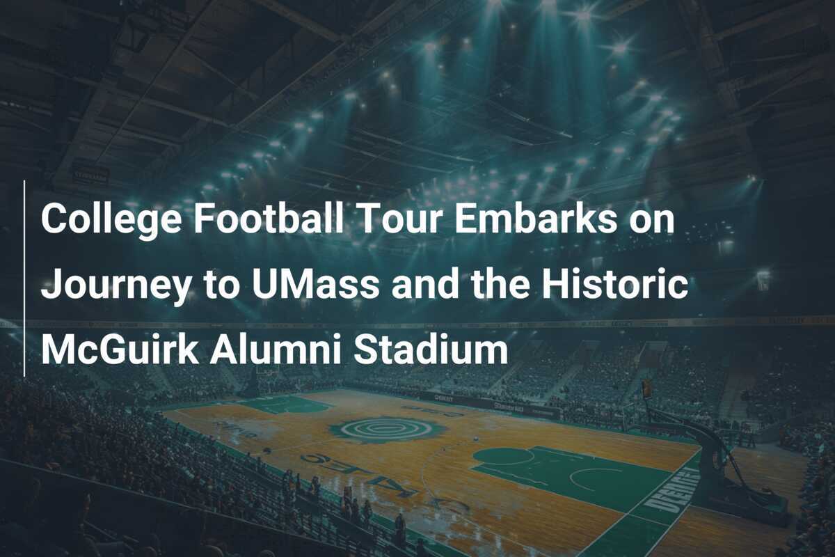 Tour do Futebol Universitário Inicia Jornada para UMass e o Histórico ...