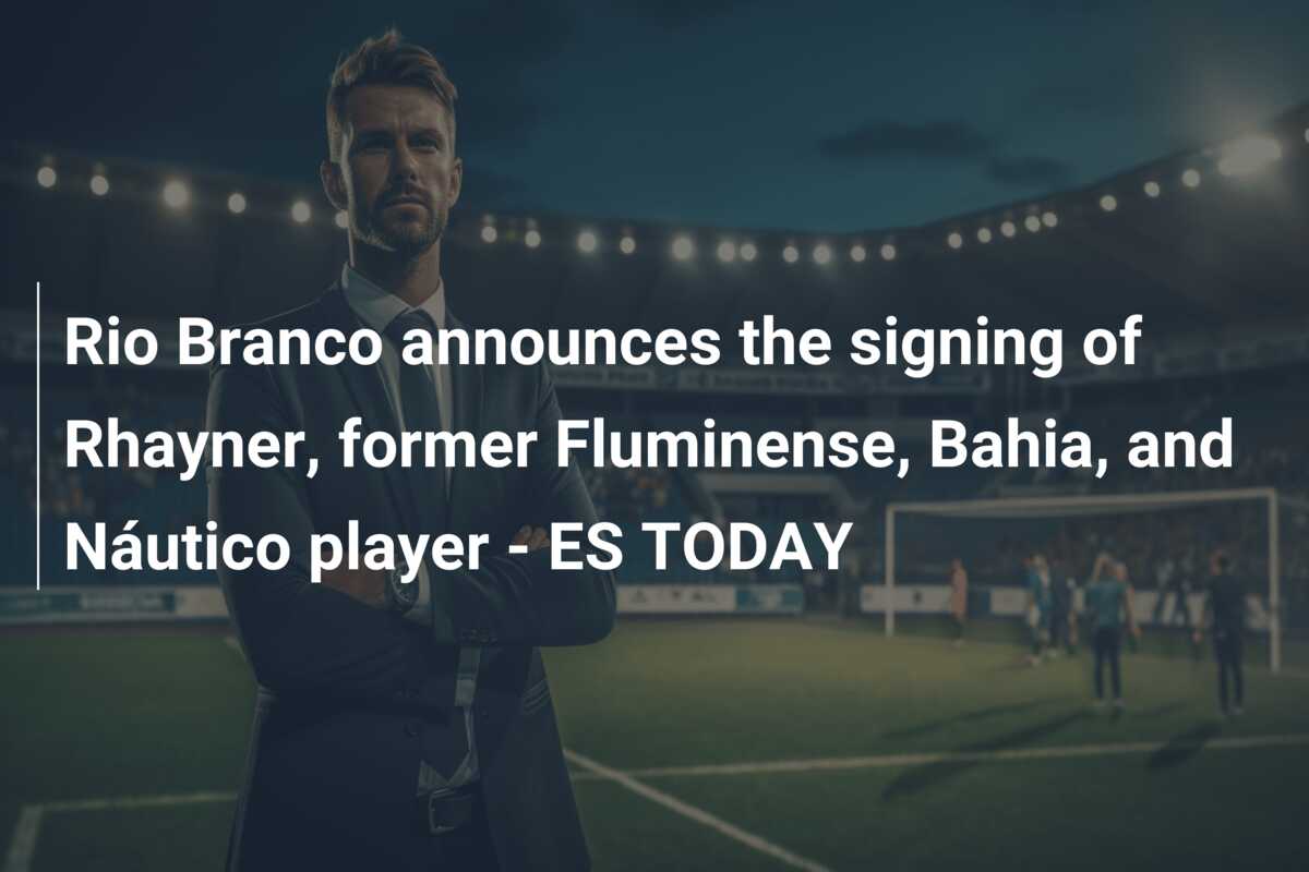 Rio Branco announces the signing of Rhayner, former Fluminense, Bahia ...