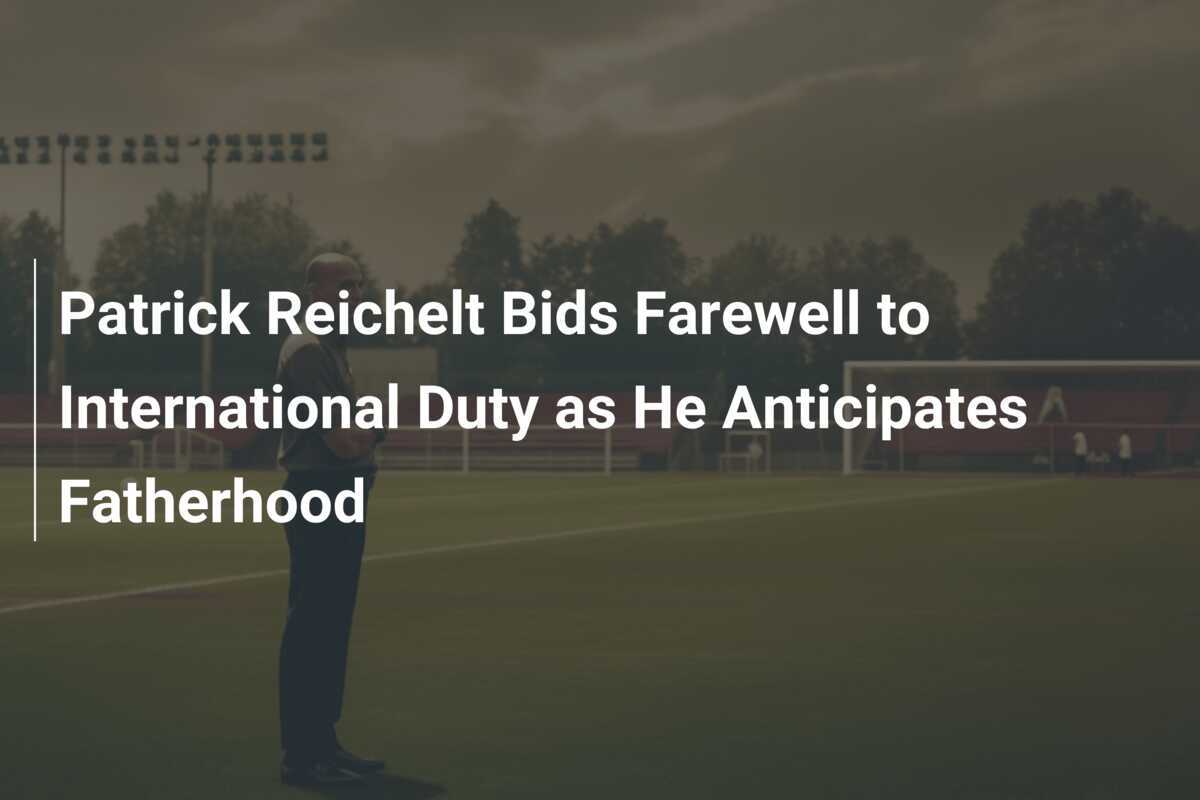 Patrick Reichelt se despede da Seleção e se prepara para a paternidade ...