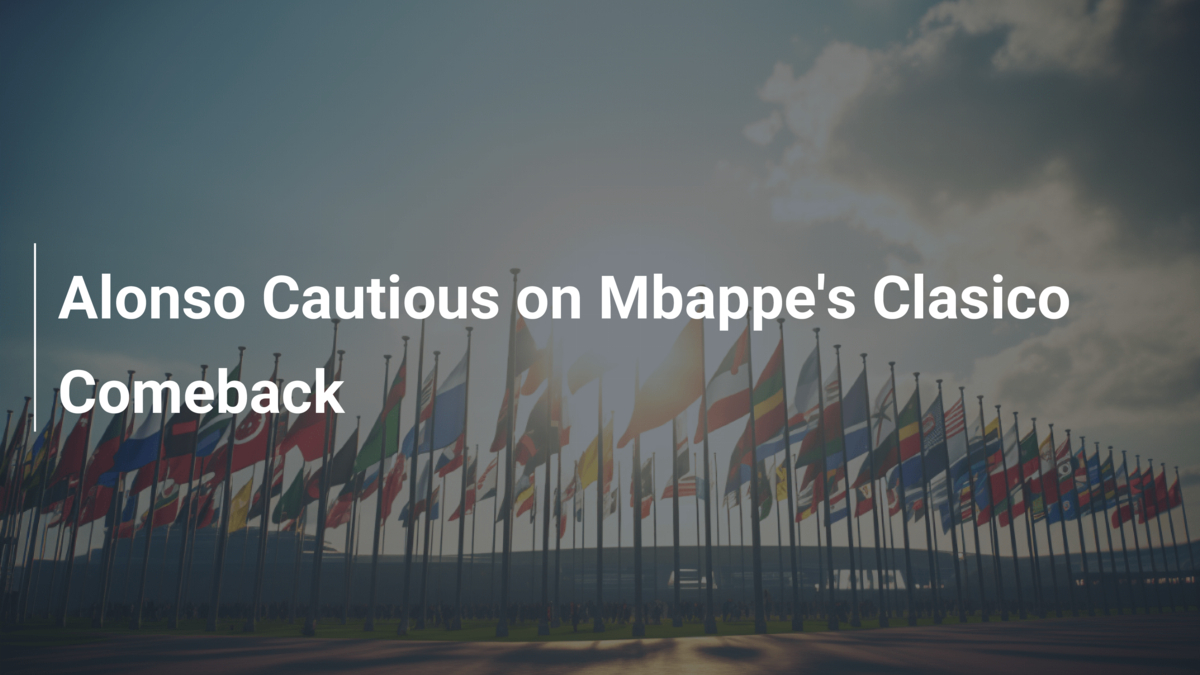 Alonso Cautious on Mbappe's Clasico Comeback - footboom1.com