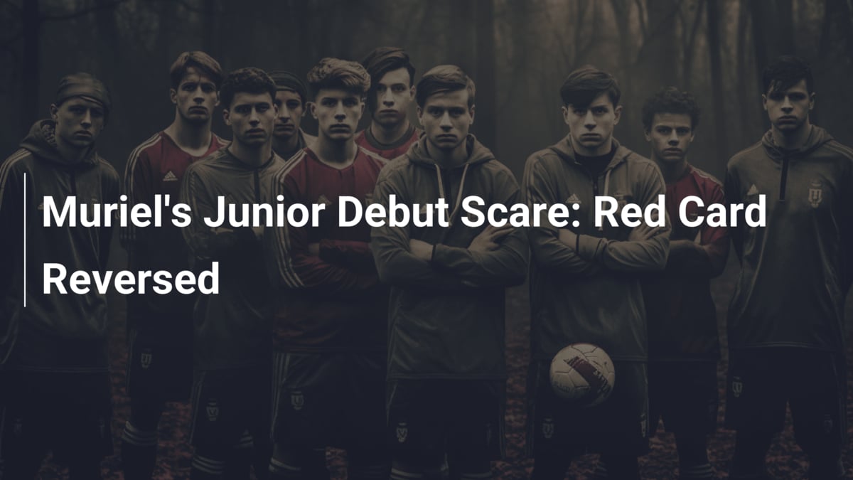 Muriel's Junior Debut Scare: Red Card Reversed - footboom1.com