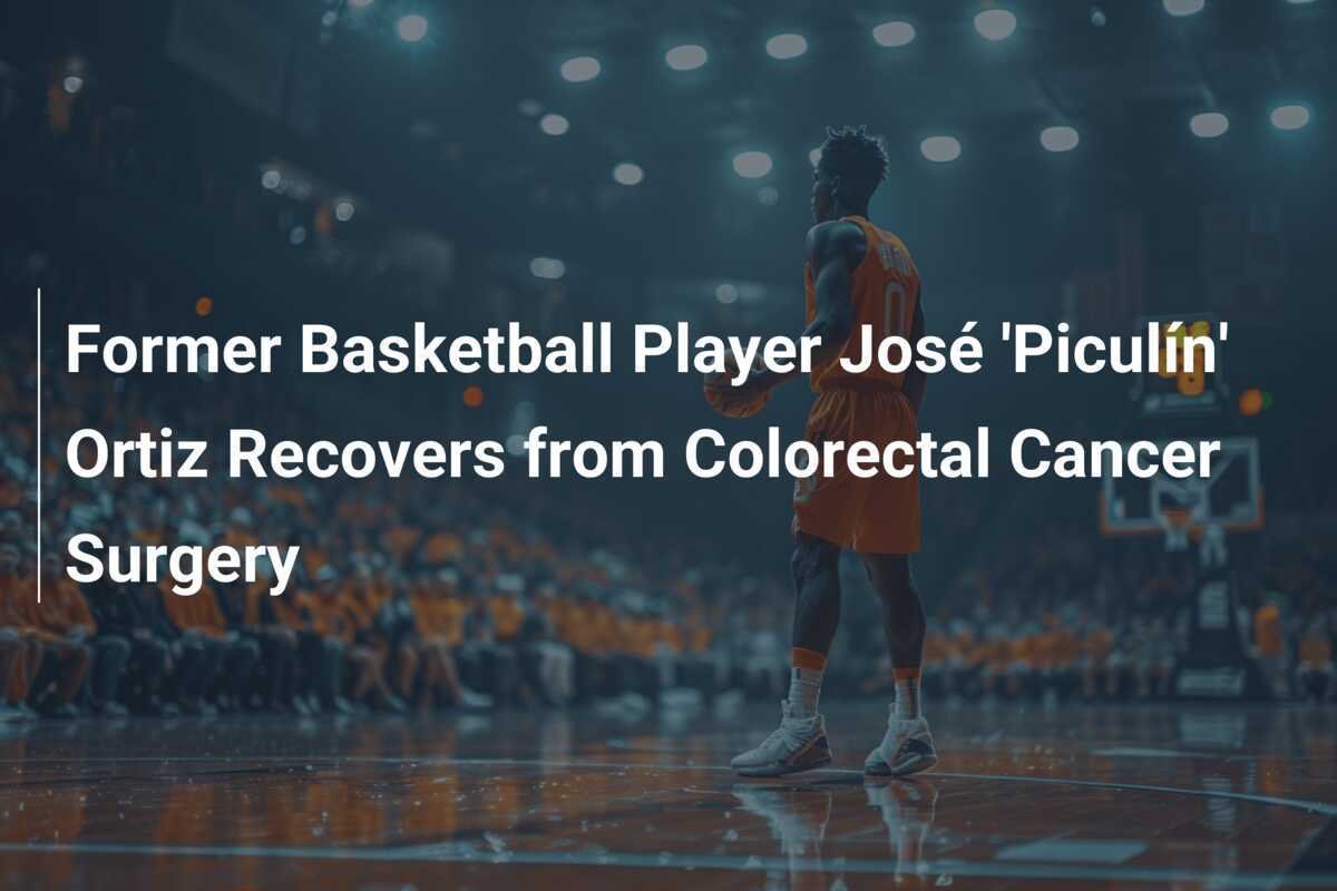 Récupération de l'ancien basketteur José 'Piculín' Ortiz après une ...