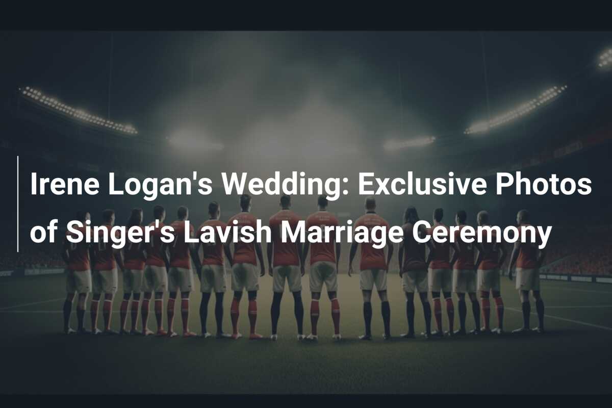 Irene Logan's Wedding: Exclusive Photos of Singer's Lavish Marriage ...