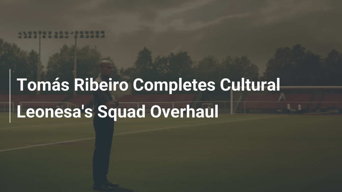 Tomás Ribeiro Completa la Rosa della Cultural Leonesa - footboom1.com