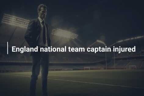 England national team captain injured - azscore.com