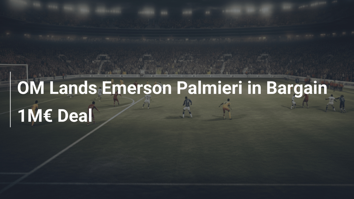 Marseille ficha a Emerson Palmieri por solo 1 millón de euros ...