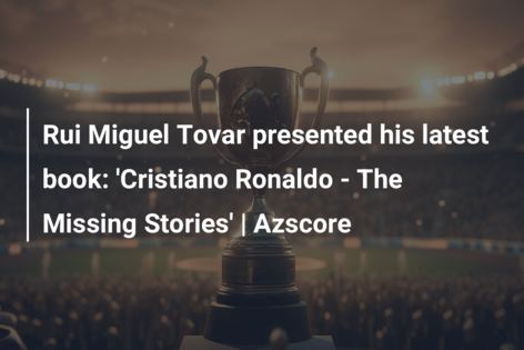 რუი მიგელ ტოვარი წარწერა თავისი უახლესი წიგნი: 'კრისტიანო რონალდო ...