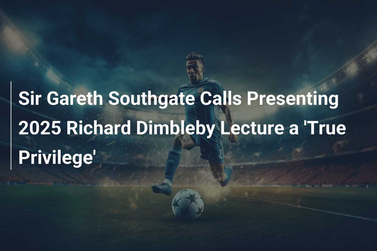 El honorable Gareth Southgate será el presentador de la Conferencia ...