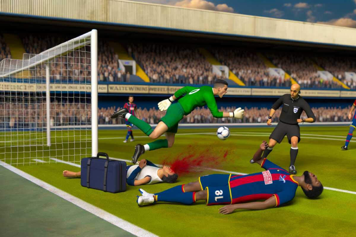 Millwall Goalkeeper Sent Off for Kicking Crystal Palace Forward in FA ...