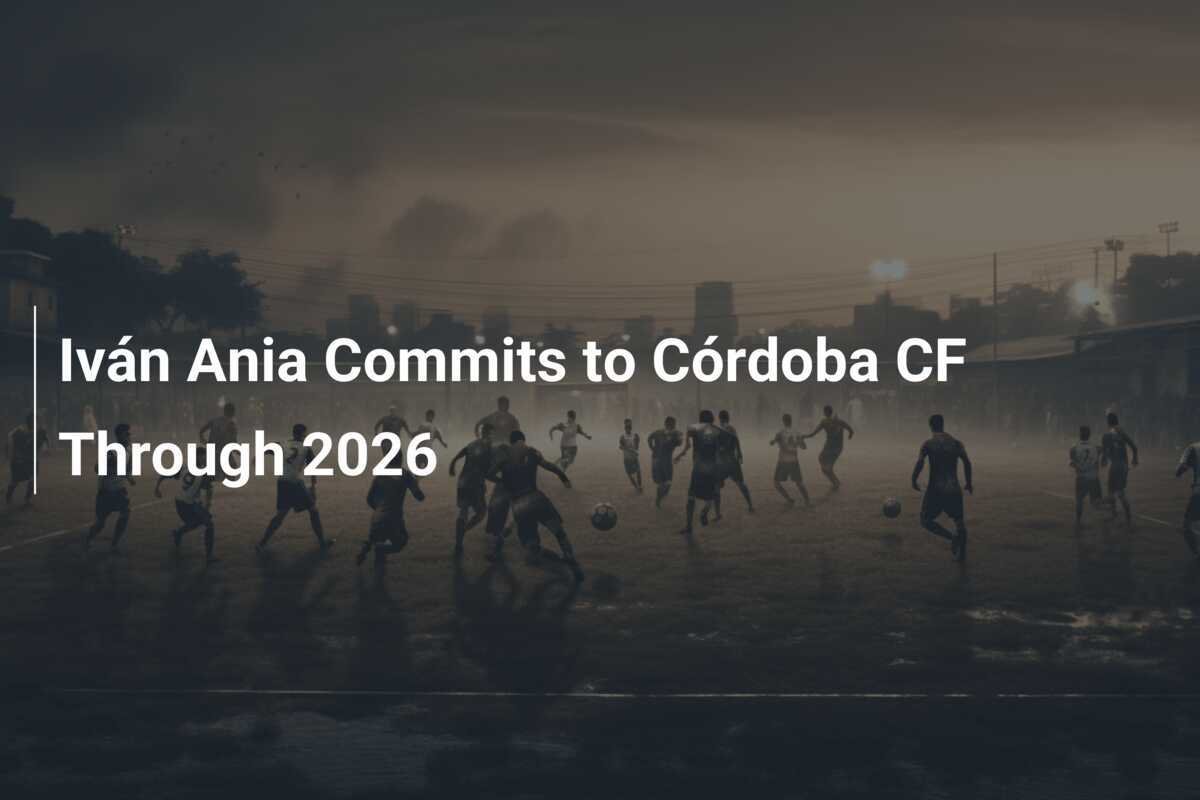 Iván Ania rinnova con il Córdoba CF fino al 2026 - footboom1.com