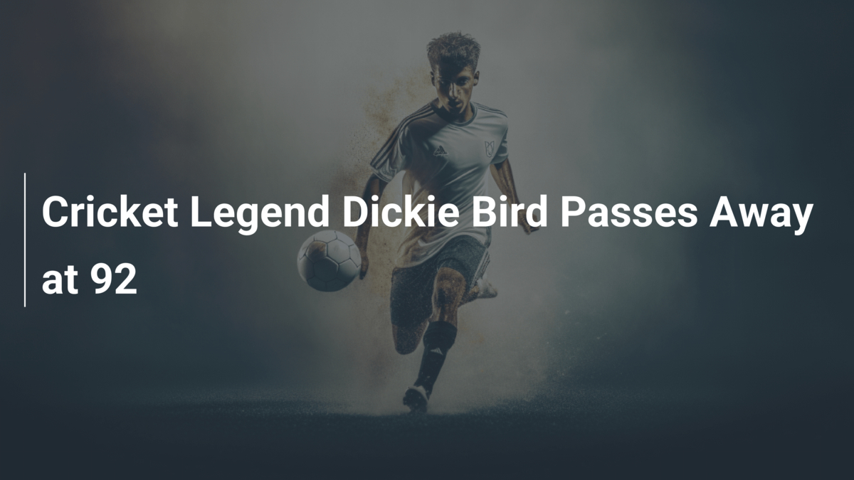 Cricket Legend Dickie Bird Passes Away at 92 - footboom1.com