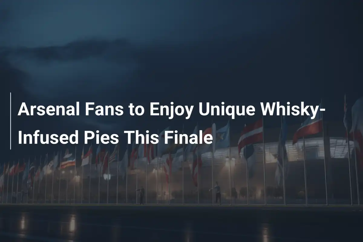 Torcedores do Arsenal vão saborear tortas exclusivas com toque de ...
