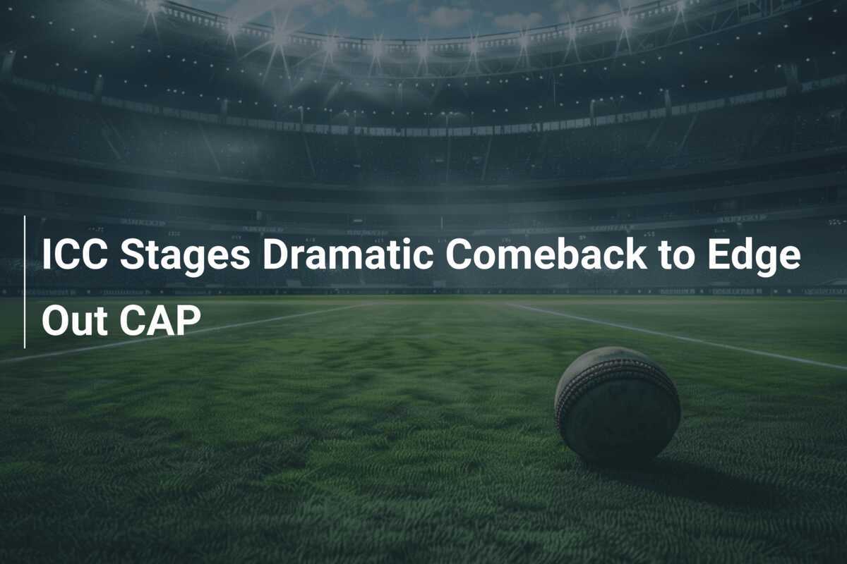 ICC Stages Dramatic Comeback to Edge Out CAP - azscore.com