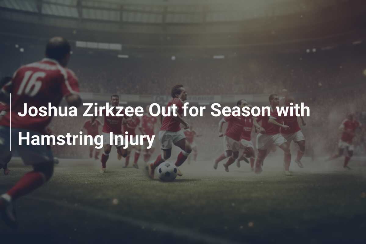 Joshua Zirkzee Out for Season with Hamstring Injury - footboom1.com