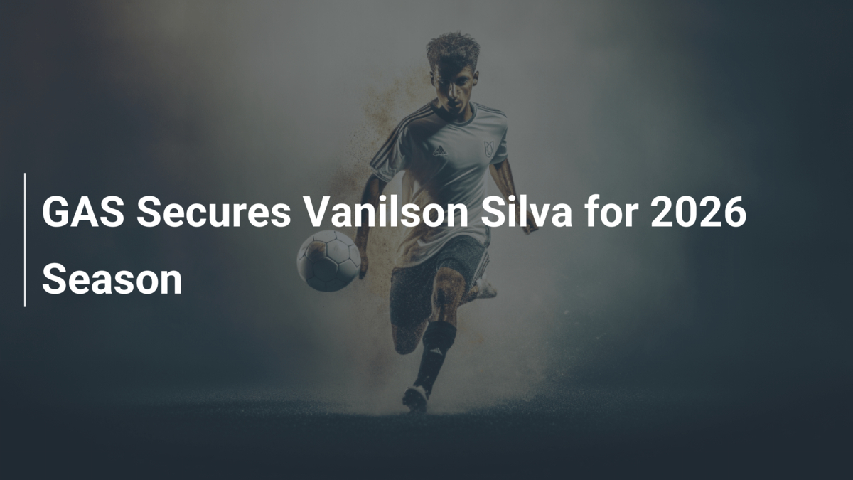 GAS Contrata Vanilson Silva para Temporada de 2026 - footboom1.com