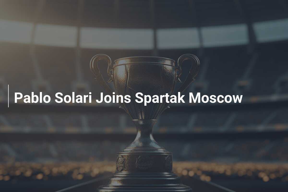 Pablo Solari Nuovo Inserimento allo Spartak Mosca - footboom1.com