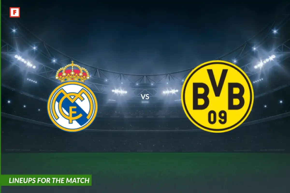 Real Madrid vs Borussia Dortmund: lineups for the match - footboom1.com