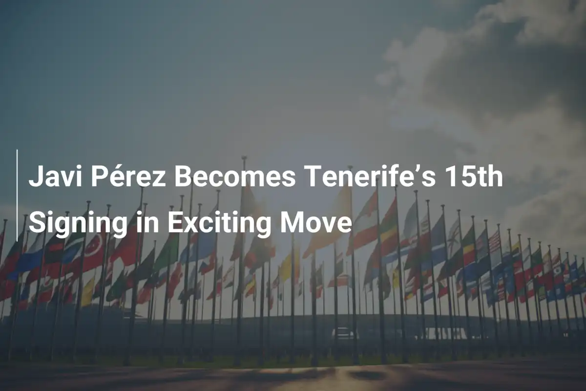 Javi Pérez Trở Thành Bản Ký Hợp Đồng Thứ 15 Của Tenerife - footboom1.com