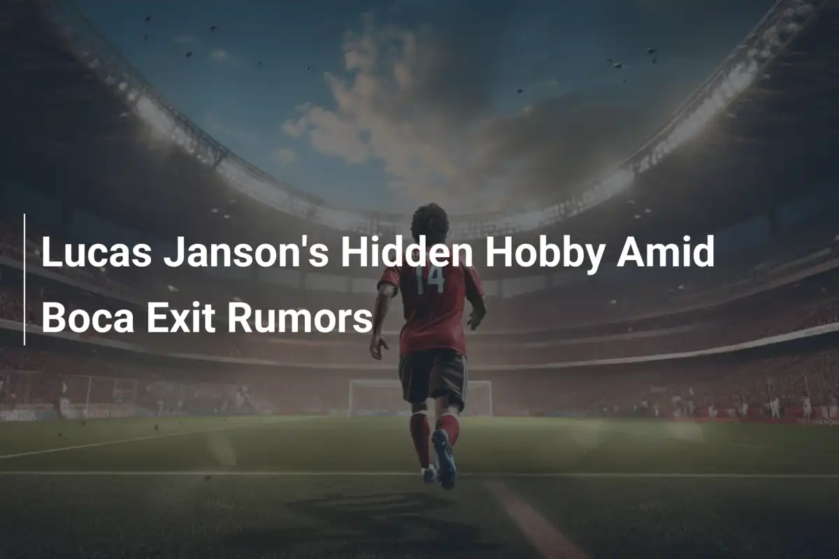 Lucas Janson's Hidden Hobby Amid Boca Exit Rumors - footboom1.com