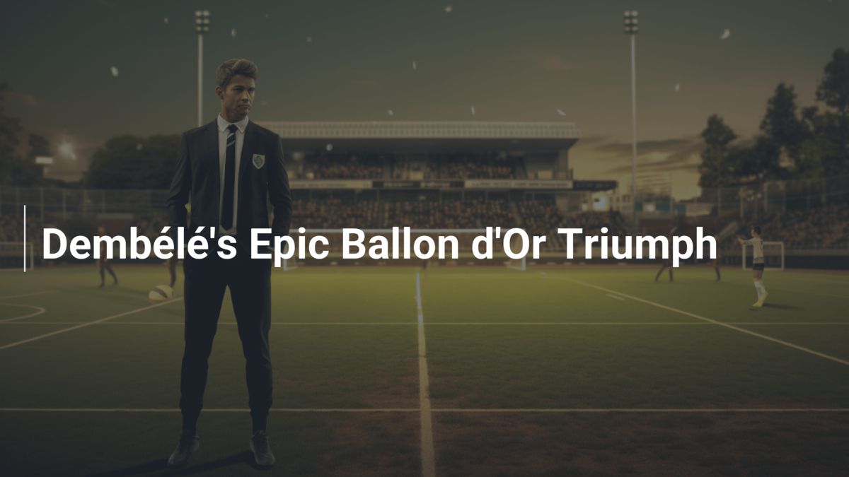 Dembélé Conquista il Ballon d'Or: Un Trionfo Epico - footboom1.com
