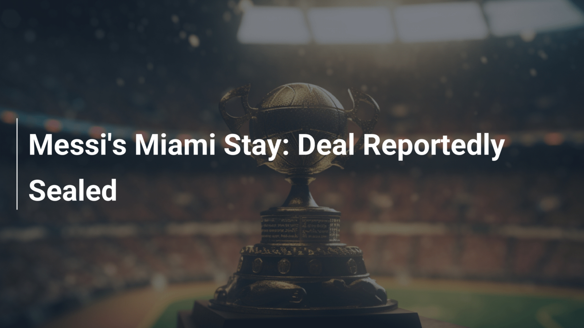 Messi resta a Miami: accordo siglato - footboom1.com