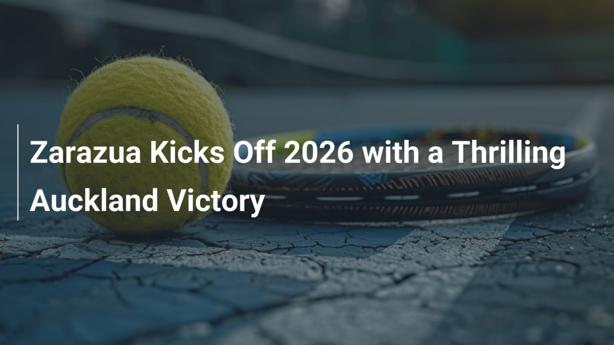 Zarazua Lance 2026 avec une Victoire Épique à Auckland - footboom1.com