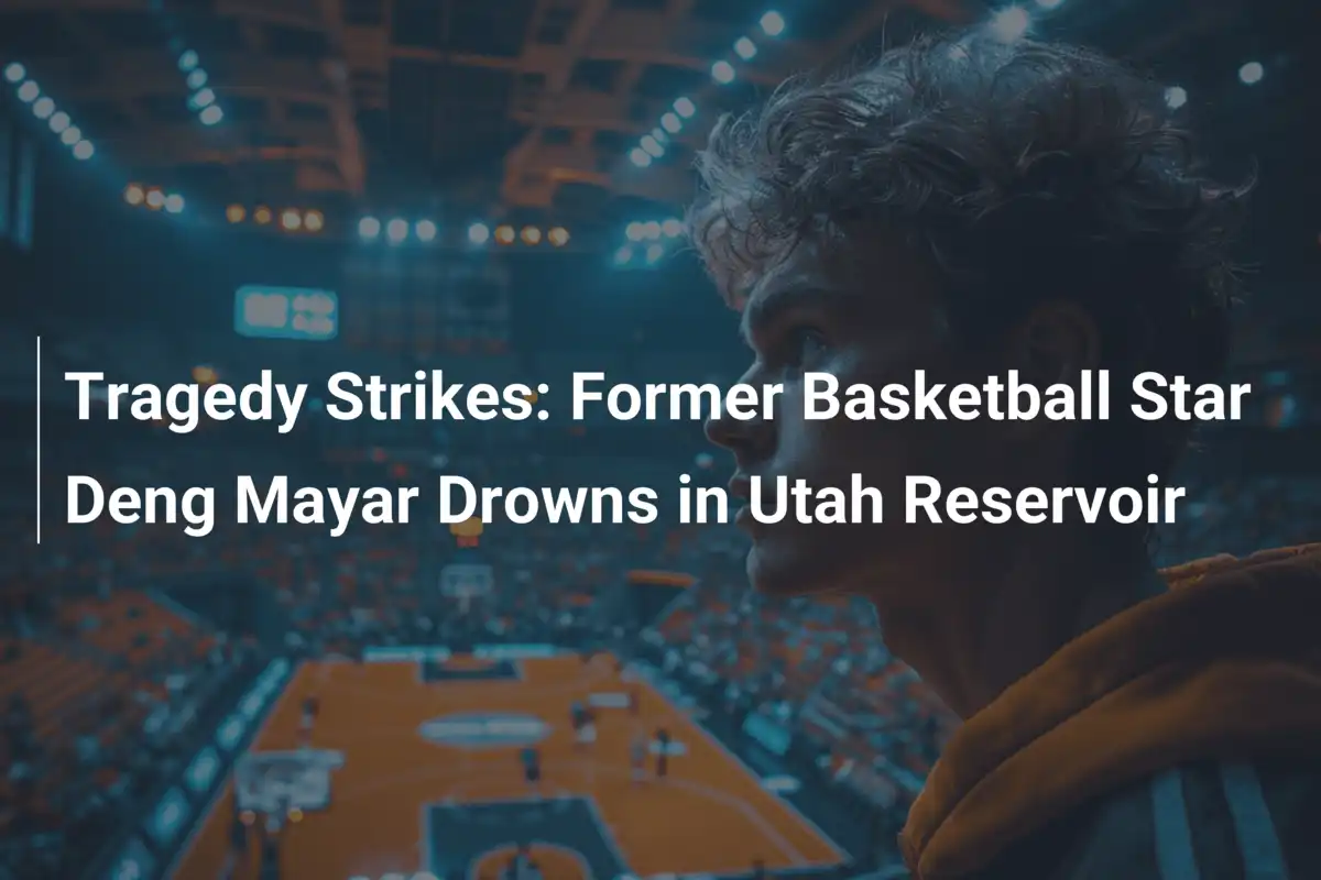 Tragedy Strikes: Former Basketball Star Deng Mayar Drowns in Utah ...