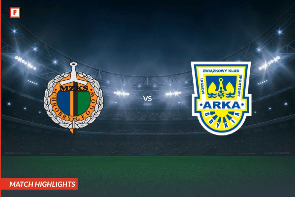 Chrobry Glogow - Arka Gdynia FC gols e destaques - footboom1.com