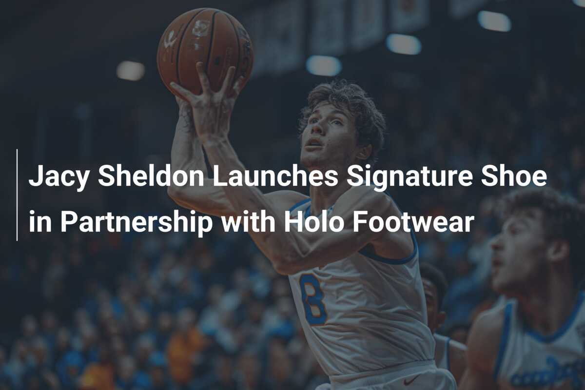 Jacy Sheldon Lança Tênis Exclusivo em Parceria com Holo Footwear ...