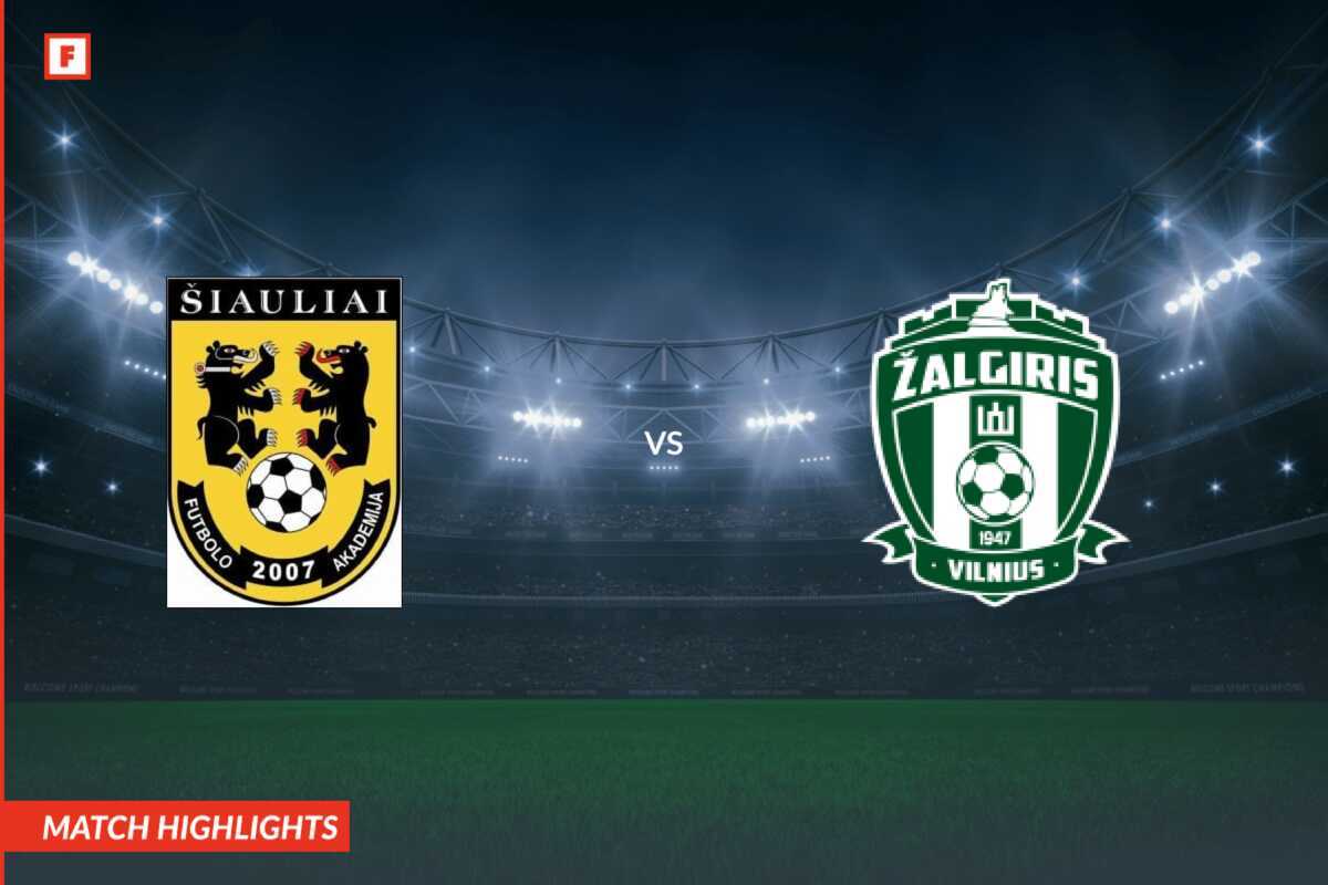 FA Siaulial - Zalgiris Vilnius tore und höhepunkte - footboom1.com