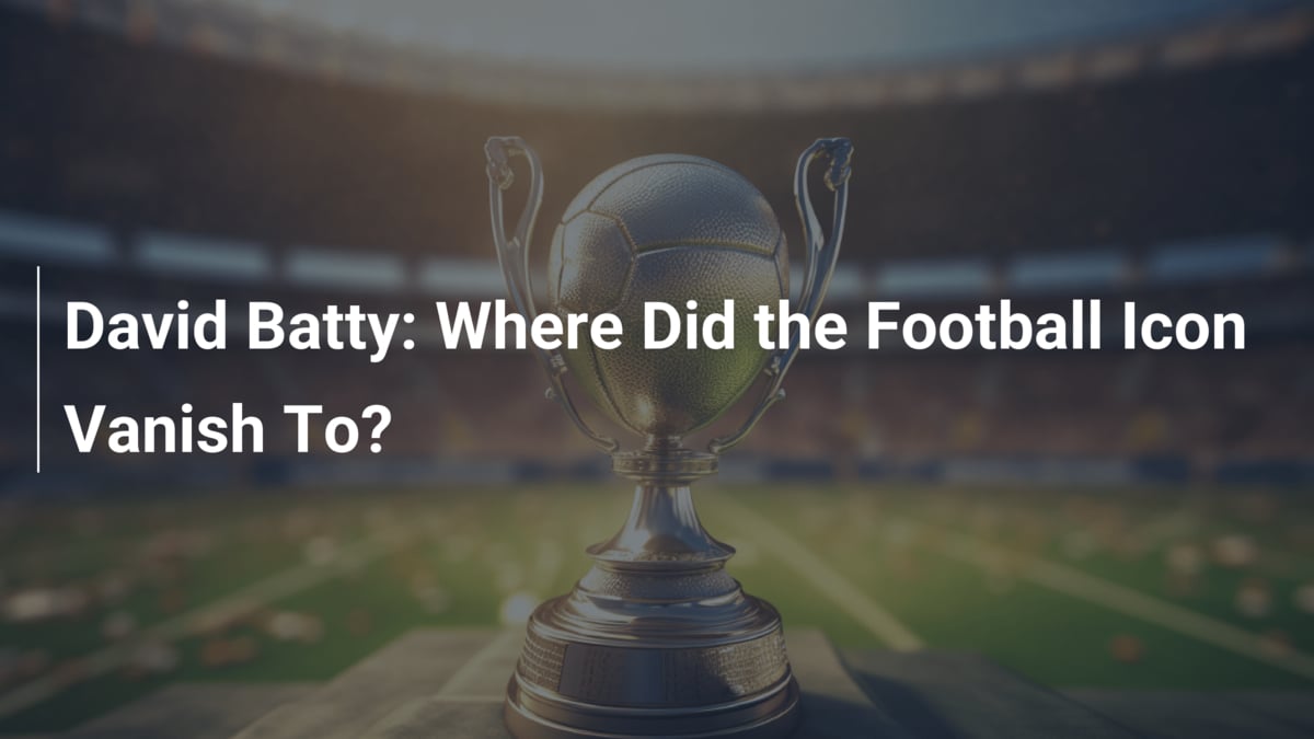 David Batty: Wo ist das Fußball-Idol geblieben? - footboom1.com