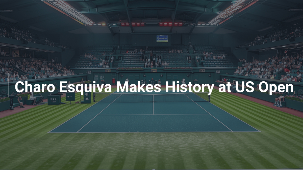 Charo Esquiva Makes History at US Open - footboom1.com