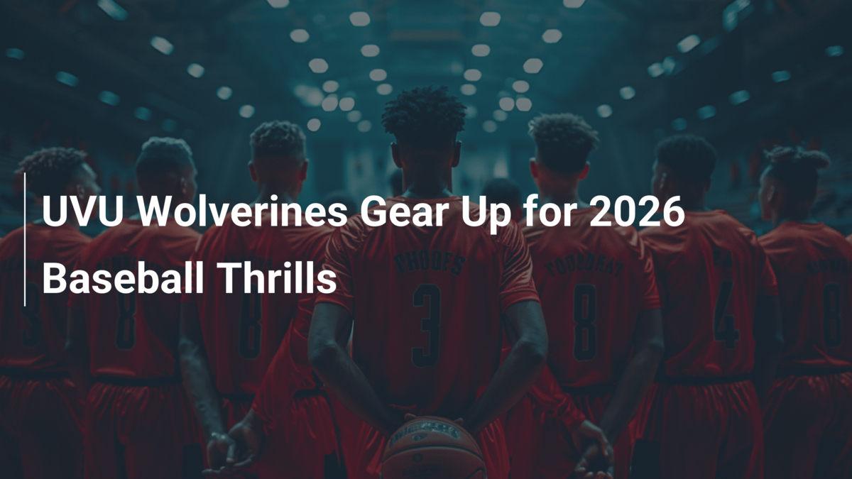 UVU Wolverines starten in die Baseball-Saison 2026 - footboom1.com