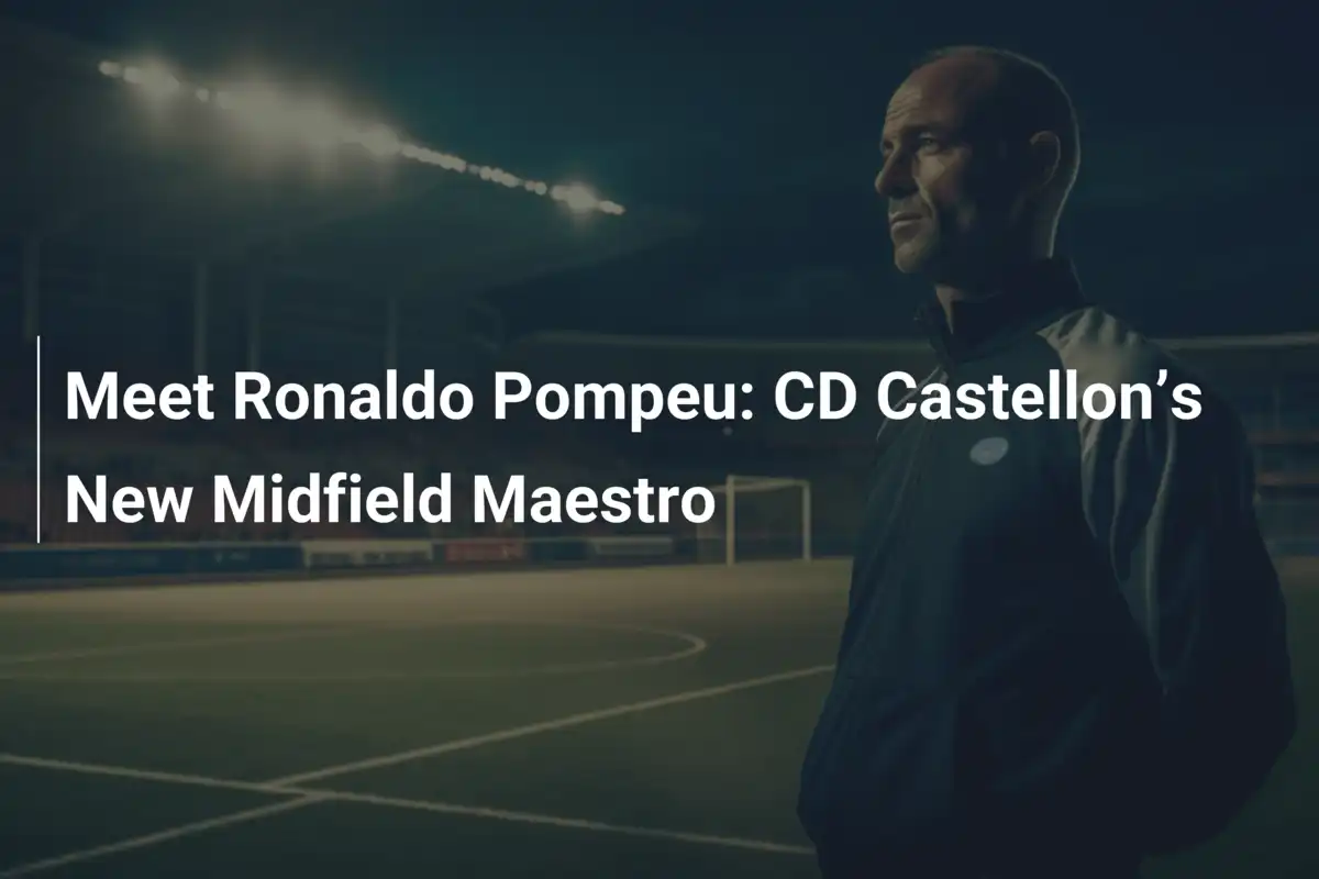 Ronaldo Pompeu, el nuevo maestro del mediocampo del CD Castellón para ...