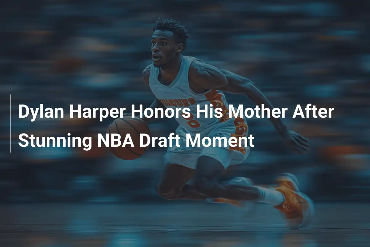 Dylan Harper ehrt seine Mutter nach beeindruckendem NBA-Draft-Moment ...