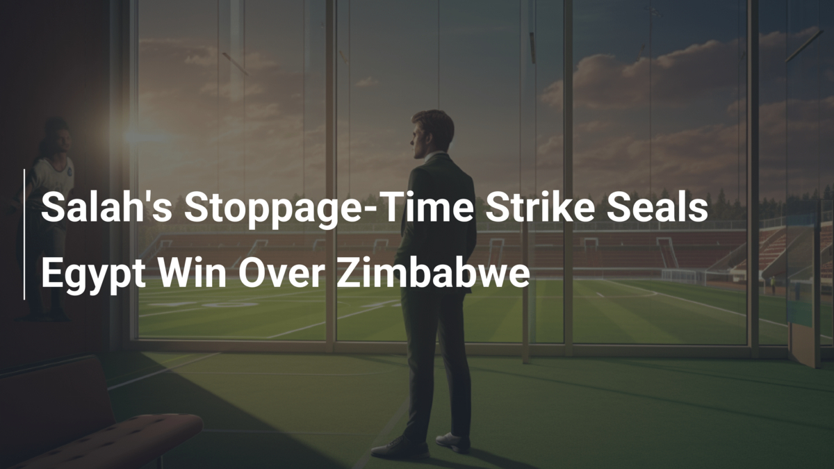 Il Gol di Salah nei Recuperi Regala Vittoria all'Egitto - footboom1.com