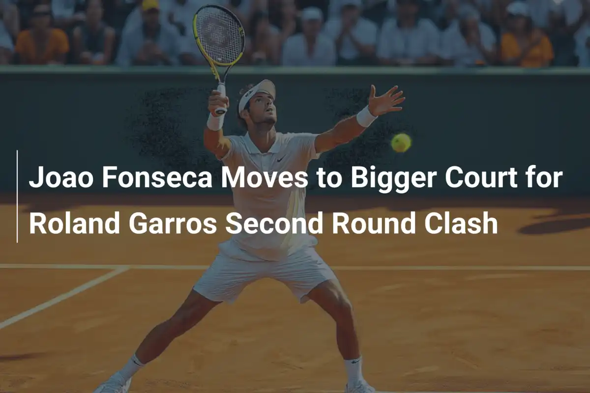Joao Fonseca Enfrenta Pierre-Hugues Herbert em Quadra Maior na Rodada de Roland Garros ...
