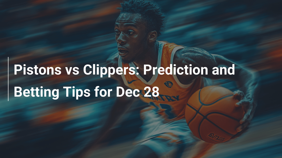 Pistons vs Clippers : Prédictions et Conseils de Paris pour le 28 ...