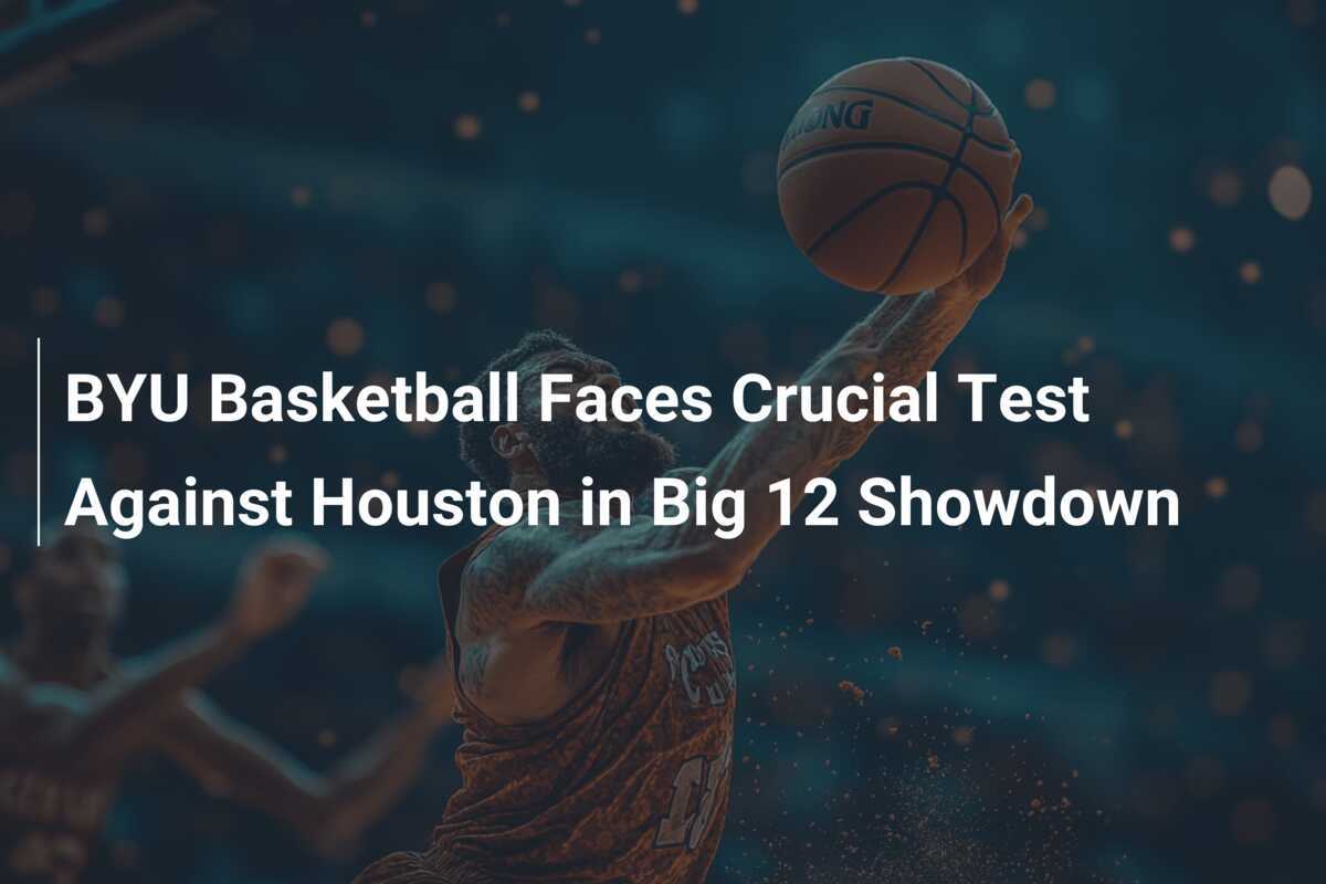 BYU Basketball Faces Crucial Test Against Houston in Big 12 Showdown ...