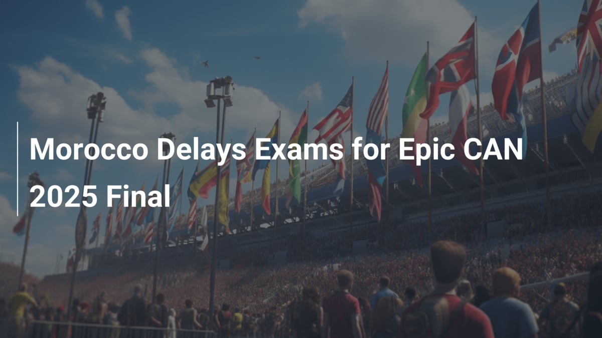 모로코, CAN 2025 결승전 위해 시험 연기 - footboom1.com