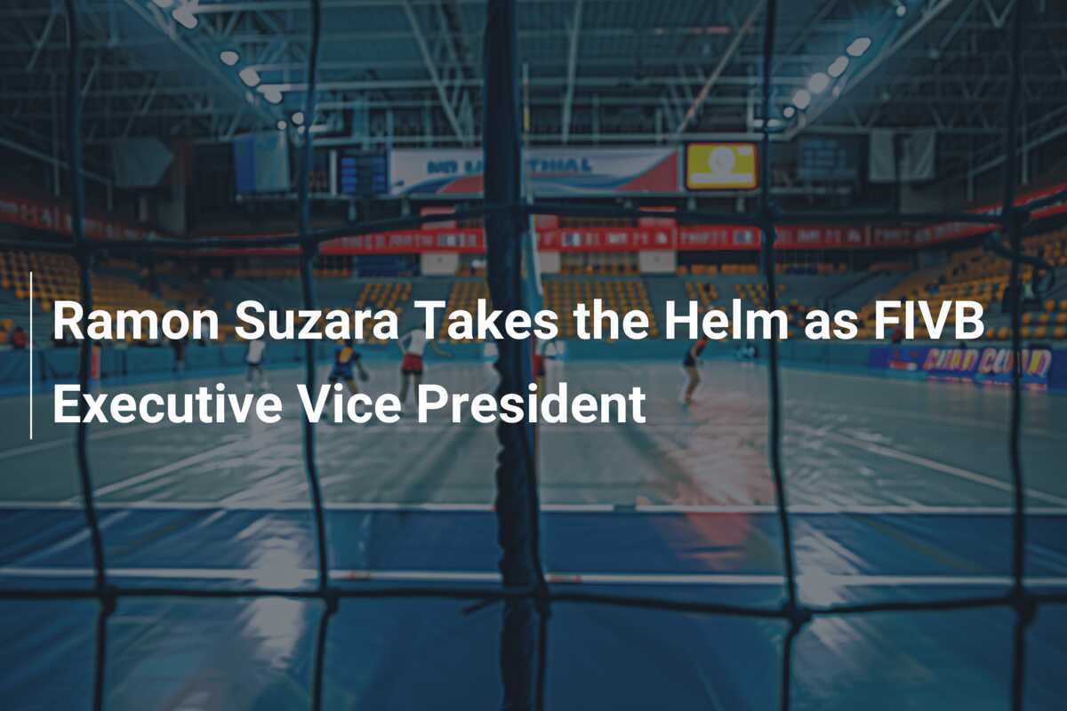 Ramon Suzara Takes the Helm as FIVB Executive Vice President ...